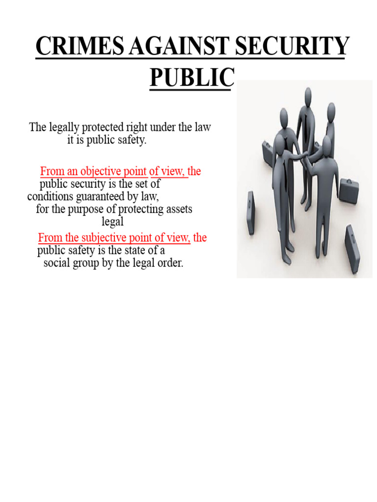 Public Security Crimes and Penalties | PDF | Crimes | Crime & Violence