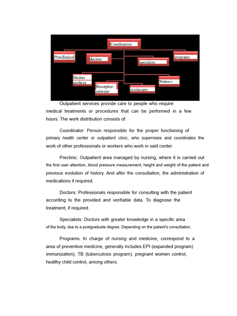 outpatient organizational chart | PDF