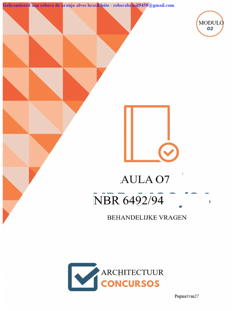 Les 07 - NBR 6492 - 94 - Besproken Vragen | PDF