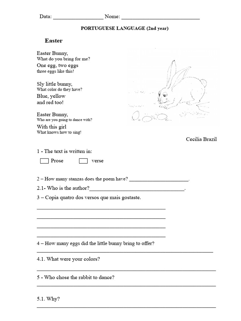 Poetry 2nd Year | PDF | Linguistics | Languages