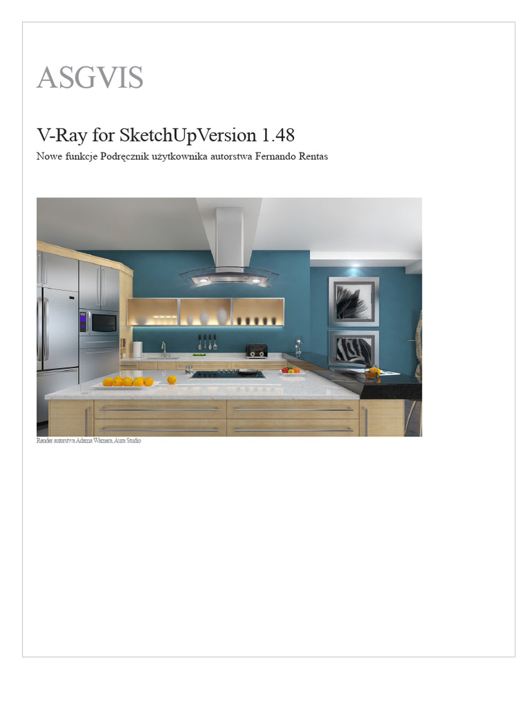 Podręcznik użytkownika Vray dla Sketchupa | PDF