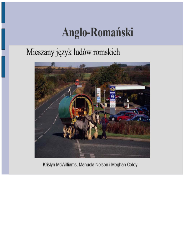 Język Anglo-Romski | PDF