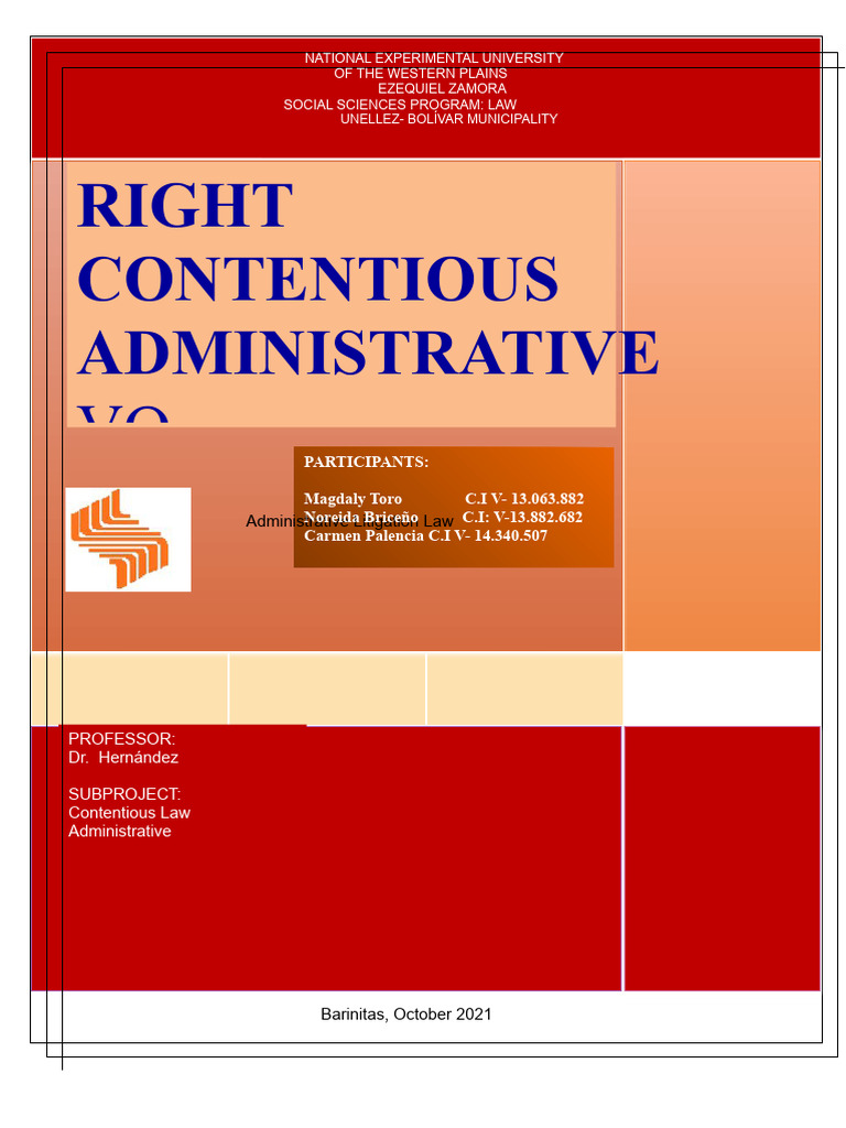 WORK UNITS III, IV AND V ADMINISTRATIVE CONTENTIOUS | PDF | Lawsuit ...
