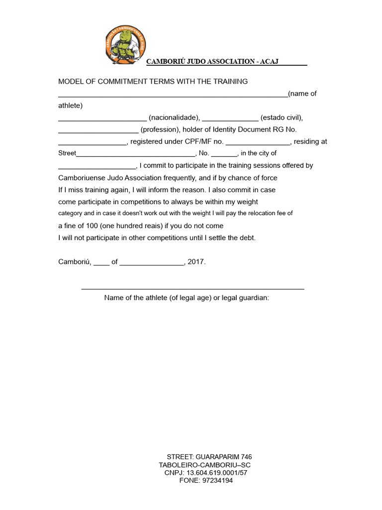 Commitment Term Model With Training | PDF