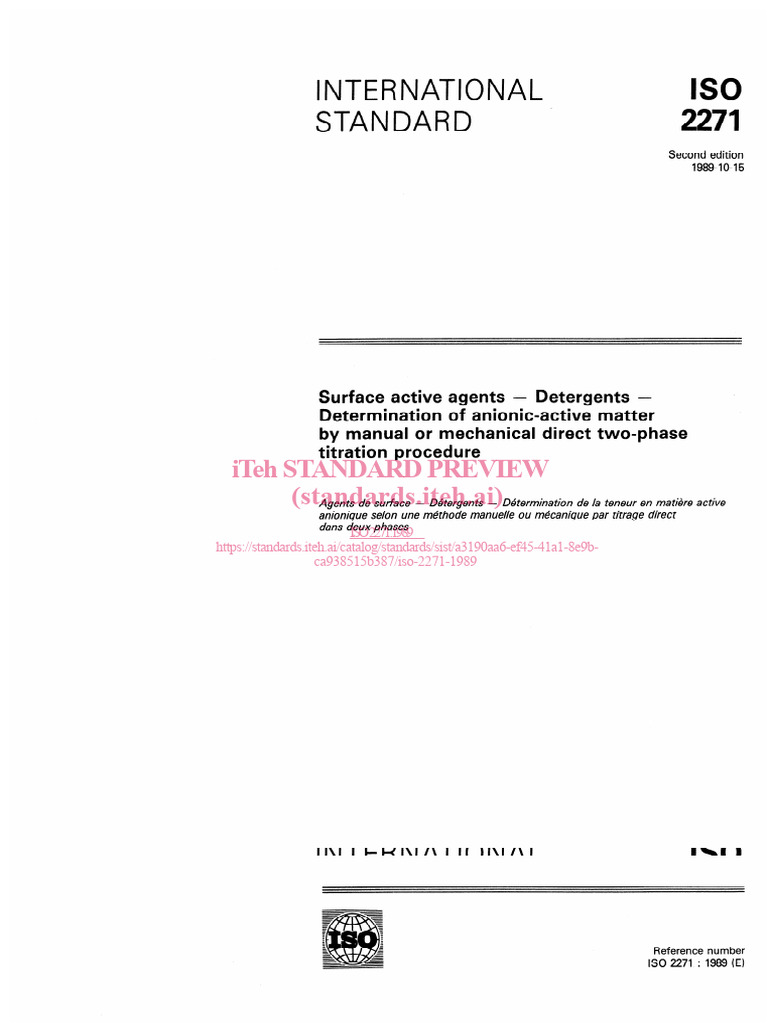 ISO-2271-1989 | PDF
