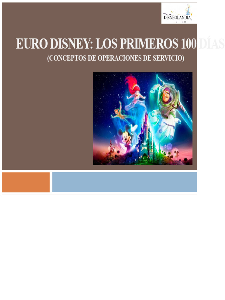 Euro Disney: Análisis de los Primeros 100 Días | PDF | Francia | La ...