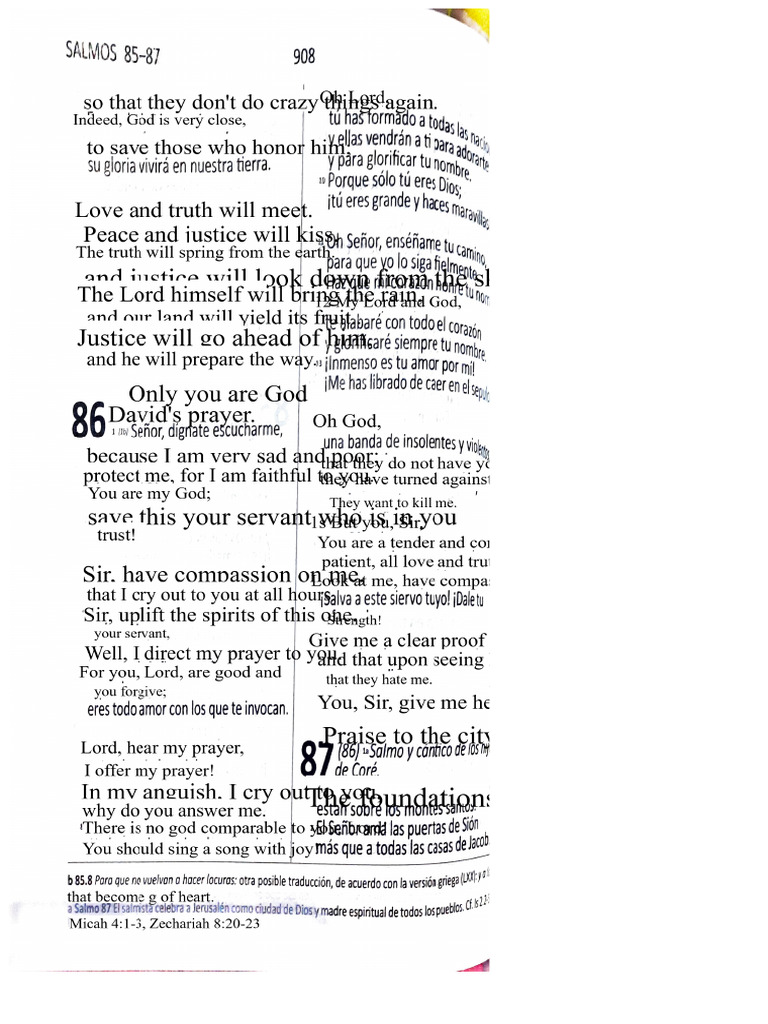 Psalm 86. | PDF