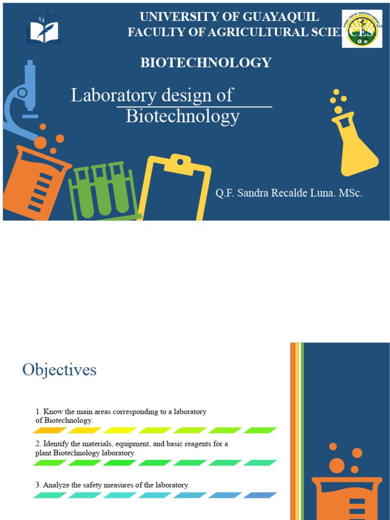 Class 3. Biotechnology Laboratory Design (1) | PDF | Biotechnology ...