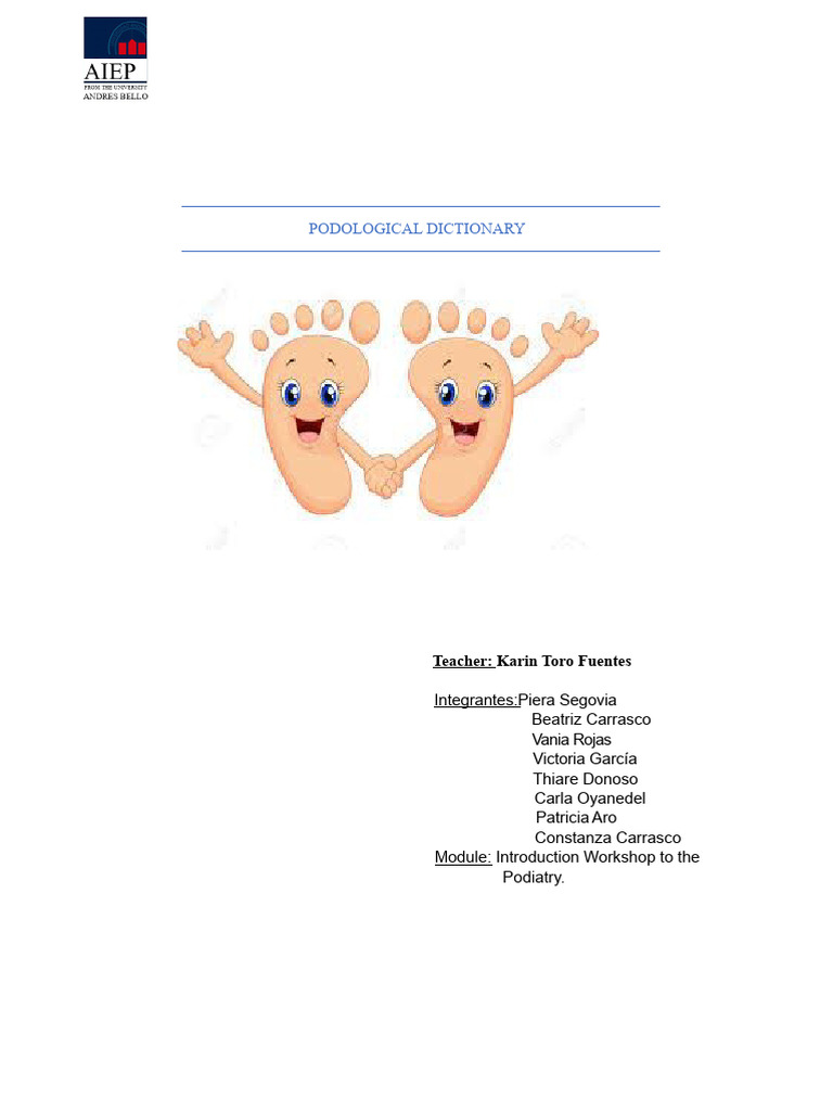 Podiatry Dictionary Final Word | PDF | Rheumatoid Arthritis | Arthritis