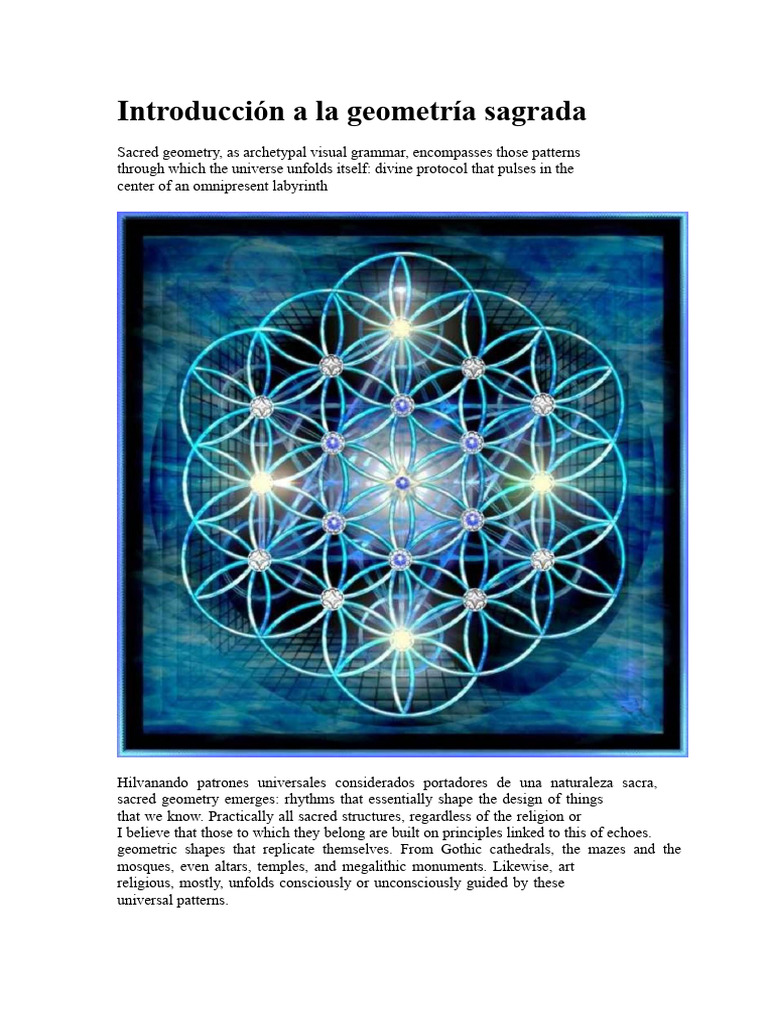 Introducción a la Geometría Sagrada | PDF | Universe | Mandala