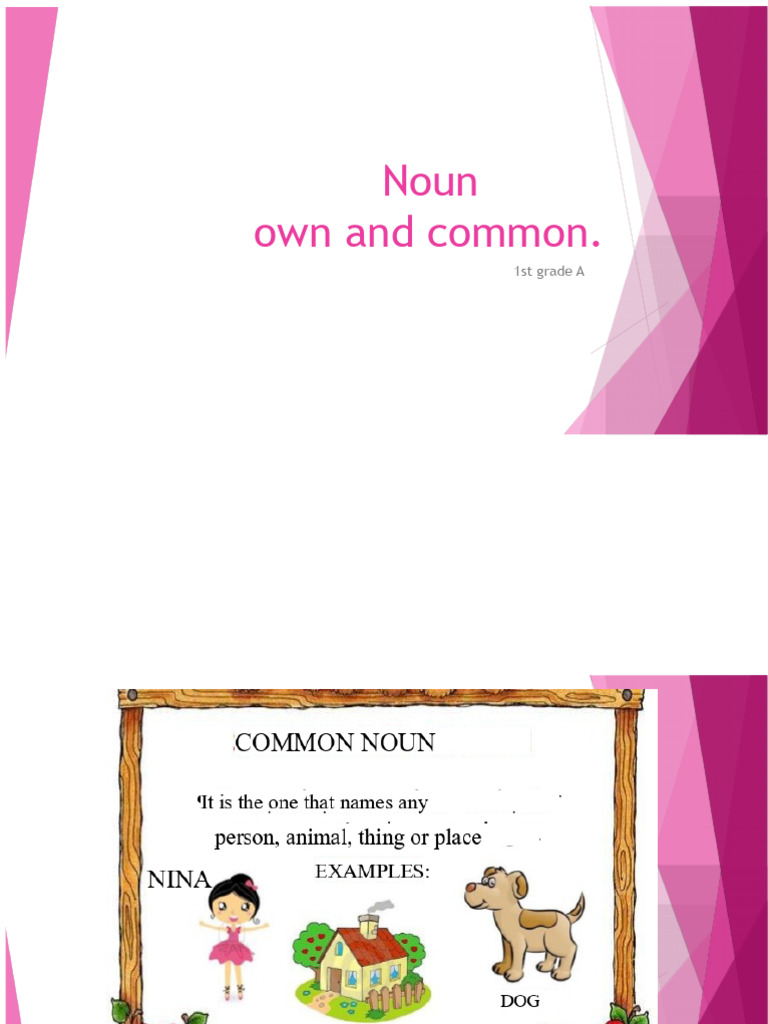 Proper and Common Noun FIRST BASIC | PDF