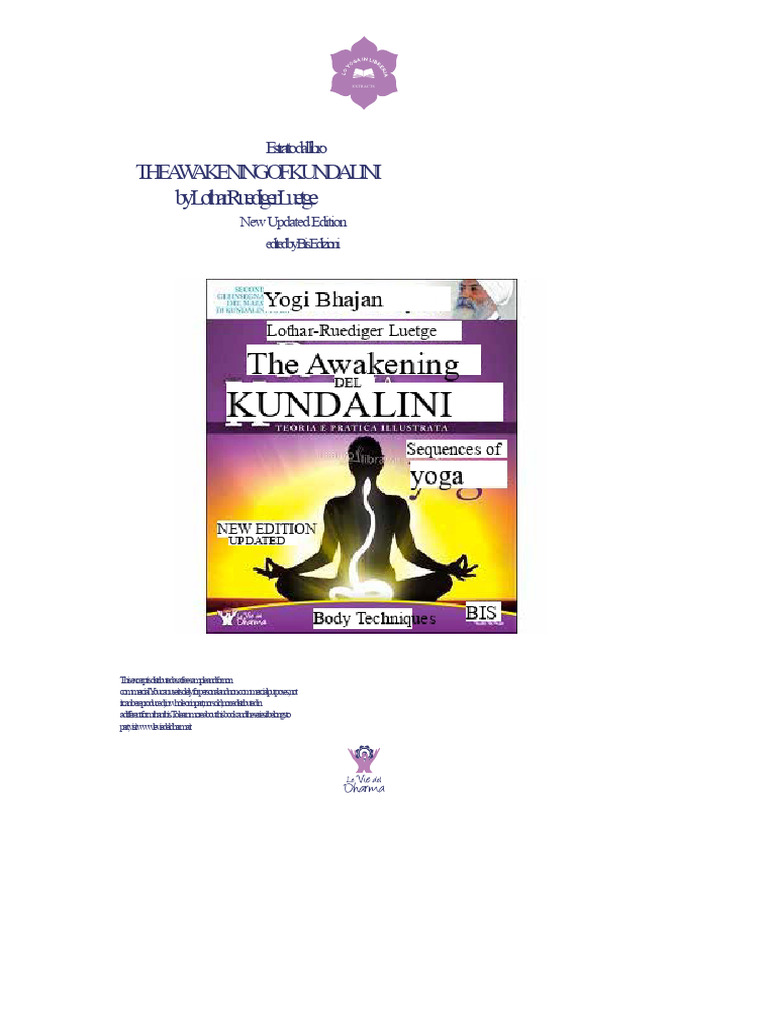 The Awakening of The Kundalini | PDF | Kundalini | Chakra