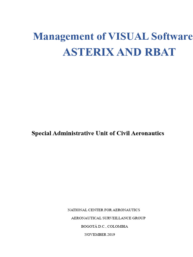 Visual ASTERIX and RBAT Software Guide | PDF | Radar | Text File