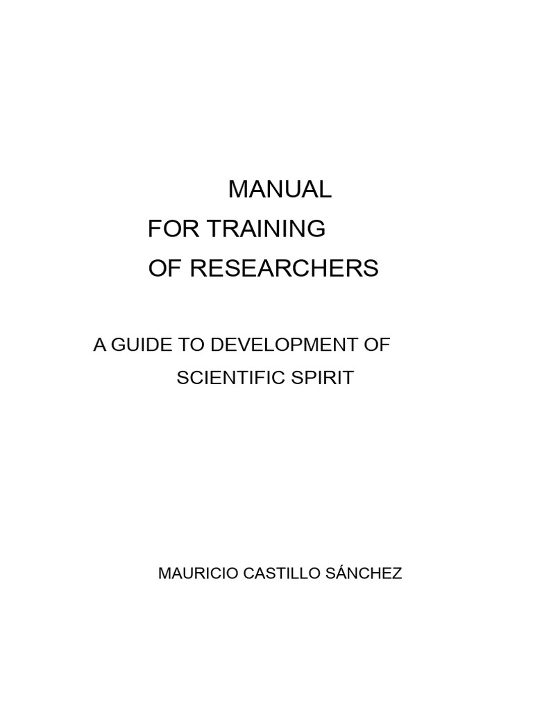 1 MANUAL FORMATION RESEARCHERS | PDF | Radioactive Decay | Science