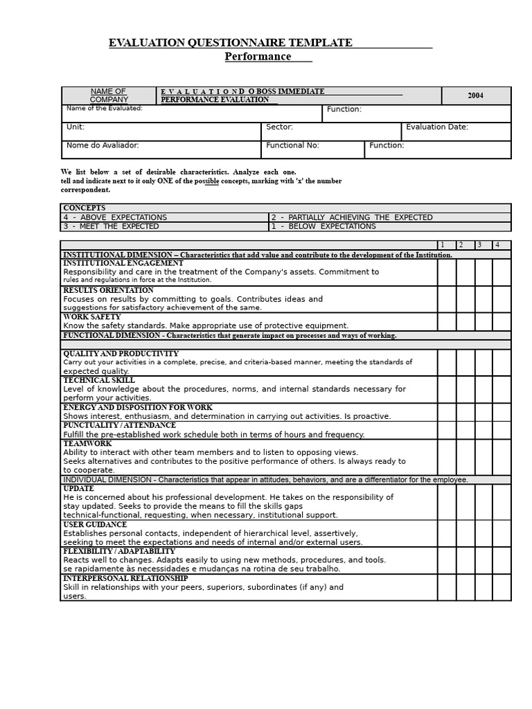 Performance Evaluation Model_3 | PDF | Performance Appraisal | Evaluation