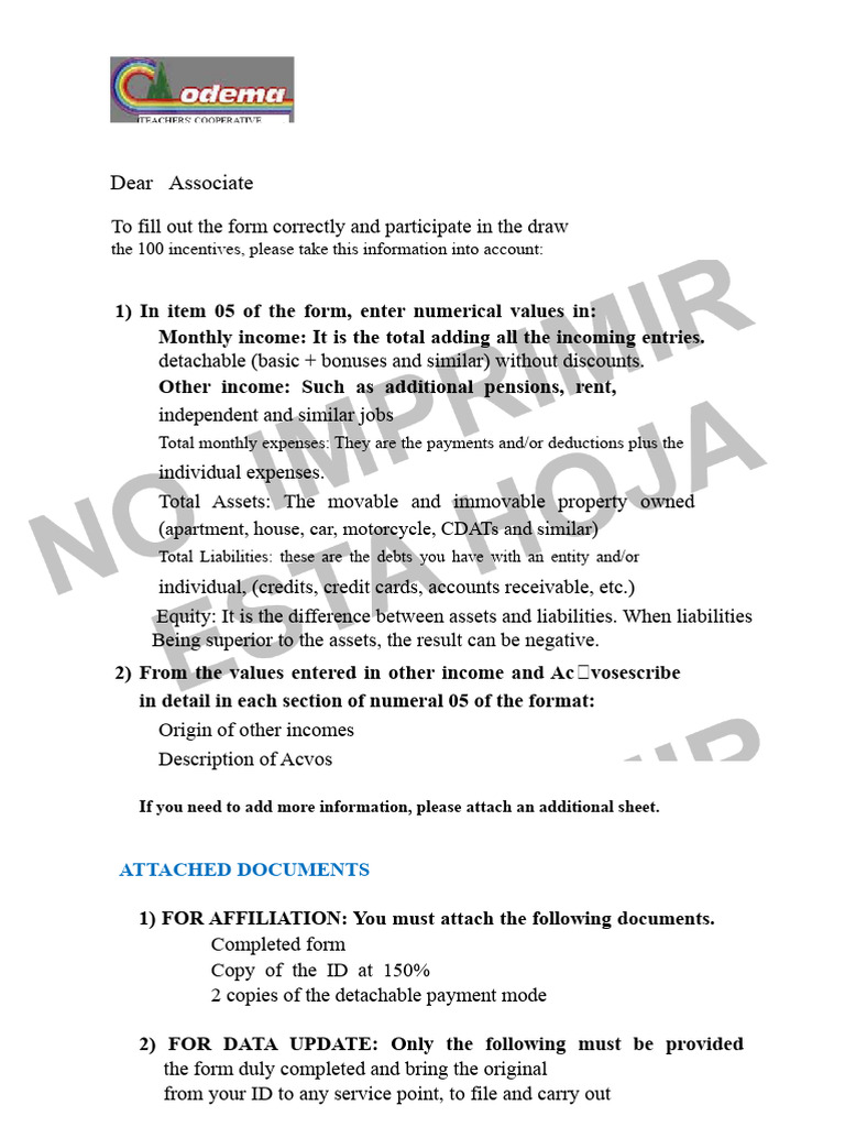 CODEMA Data Update Form.pdf | PDF | Expense | Terrorism Financing