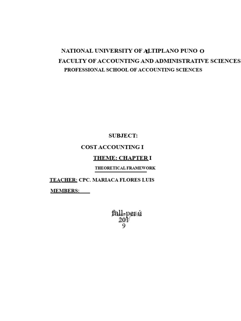 THEORETICAL FRAMEWORK-CHAPTER 1.docx | PDF | Cost Of Goods Sold | Inventory