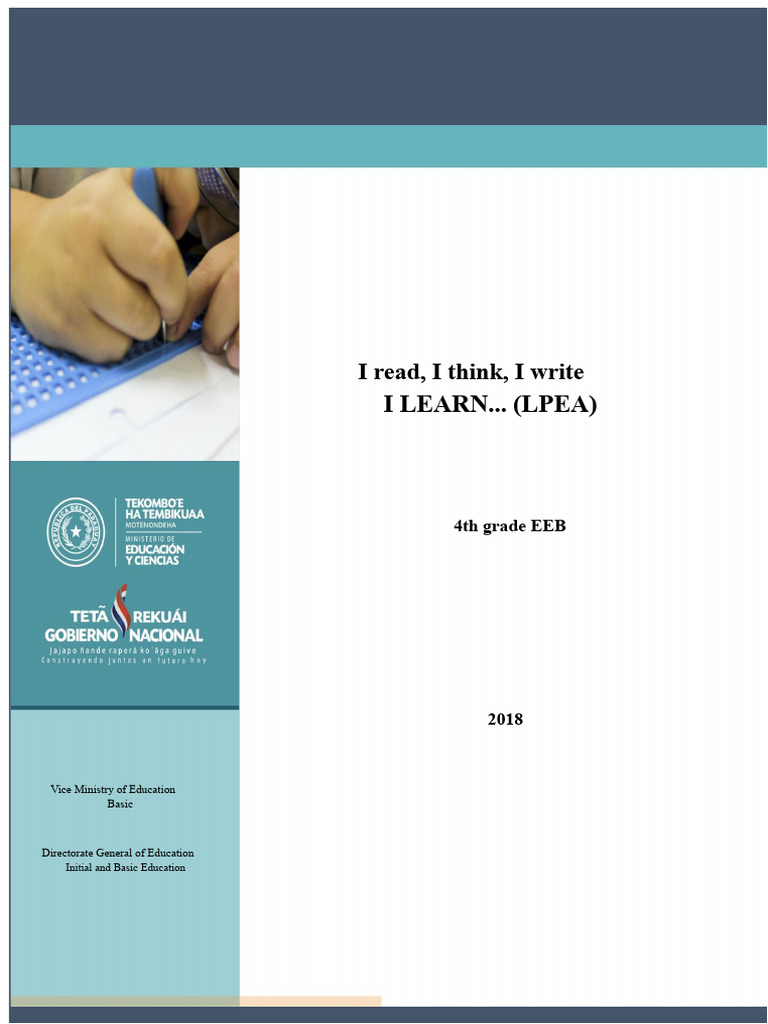 Leo, I Think, I Write, I Learn...4th grade-3.pdf | PDF | Reading ...
