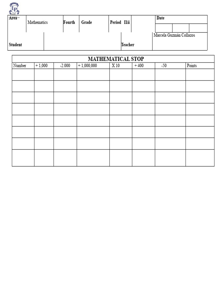 Fourth Grade Math Assessment Overview | PDF