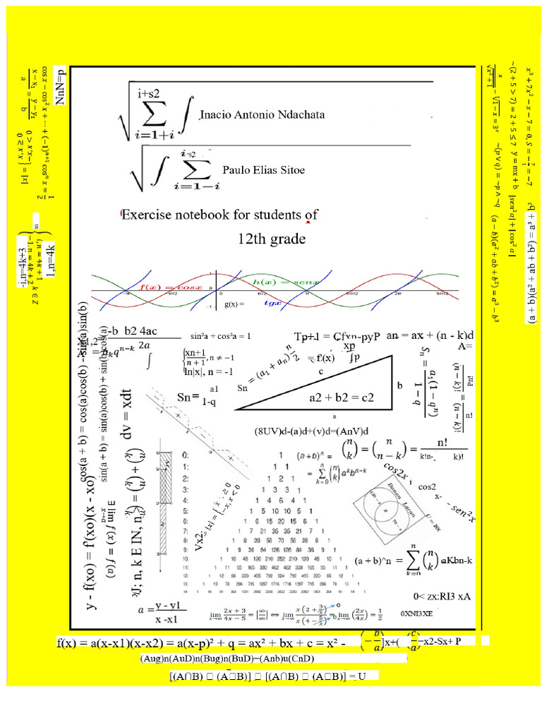 12th Grade Math Exam Exercises 2012-2017 | PDF | Division (Mathematics ...