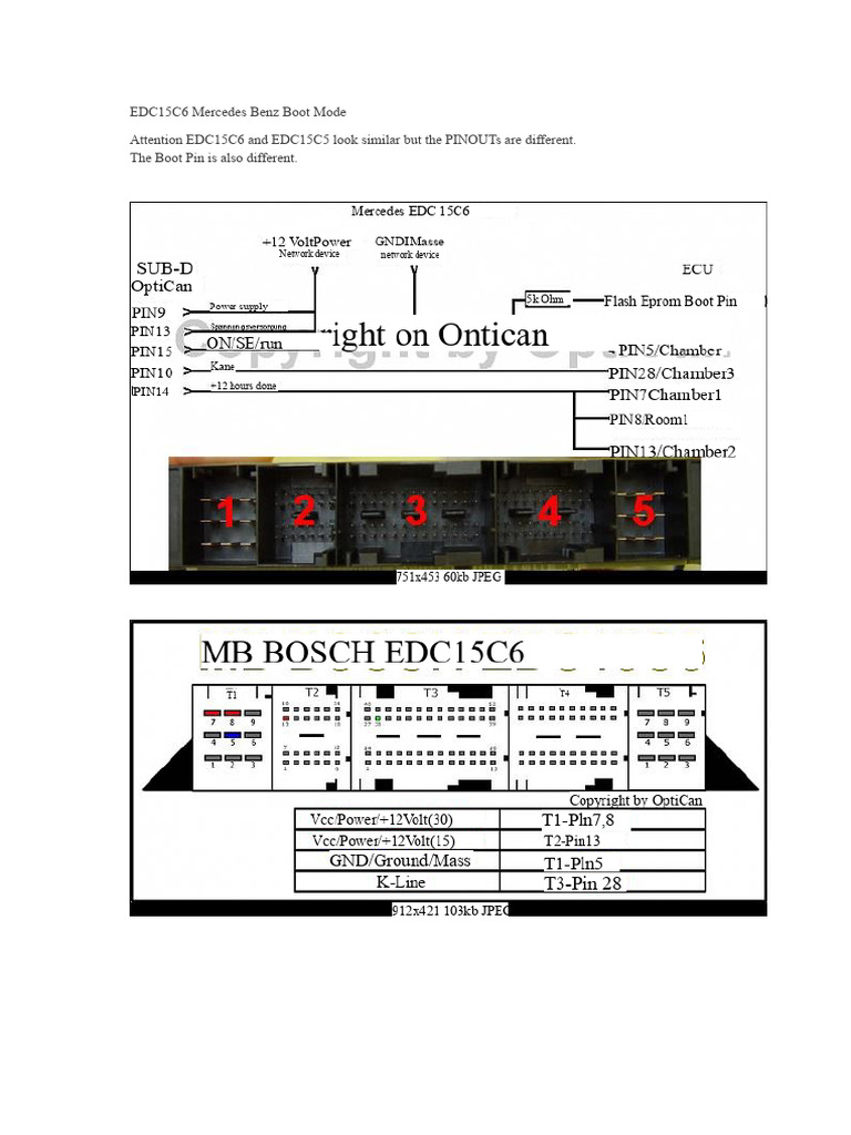 EDC15C6 Mercedes Benz Boot Mode | PDF