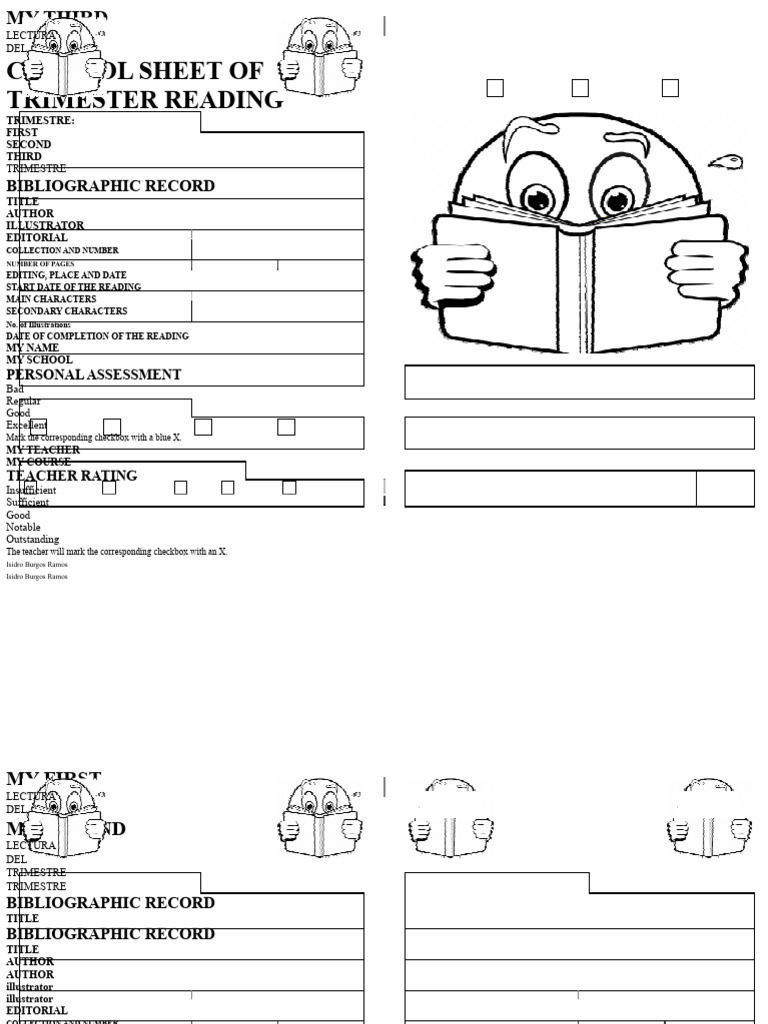 Reading Control Sheet | PDF
