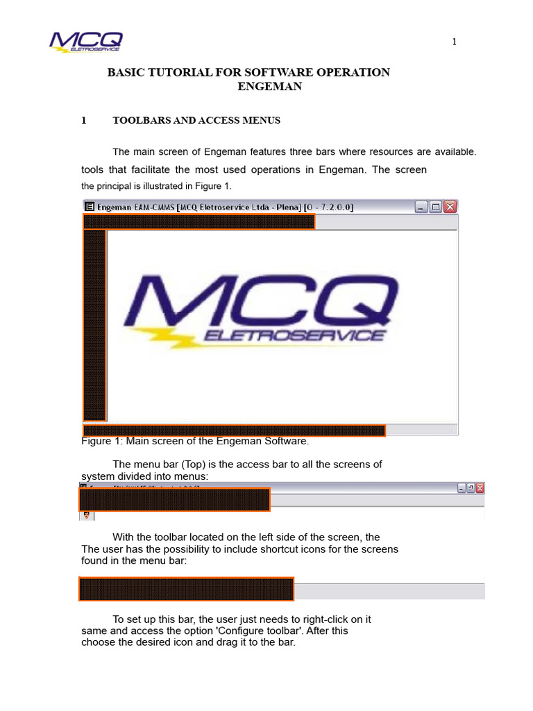 BASIC TUTORIAL FOR OPERATING ENGEMAN SOFTWARE | PDF | Icon (Computing ...
