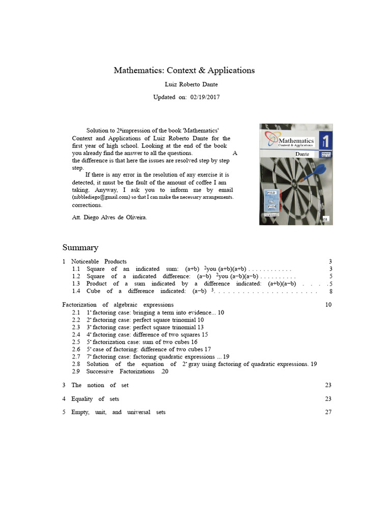 Mathematics-Context-and-applications-Dante-Solutions.pdf | PDF | Set ...