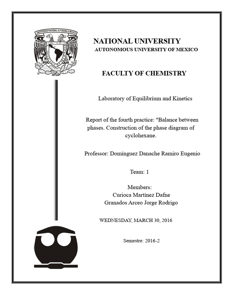 Cyclohexane Phase Diagram Analysis | PDF | Phase (Matter) | Phase Rule