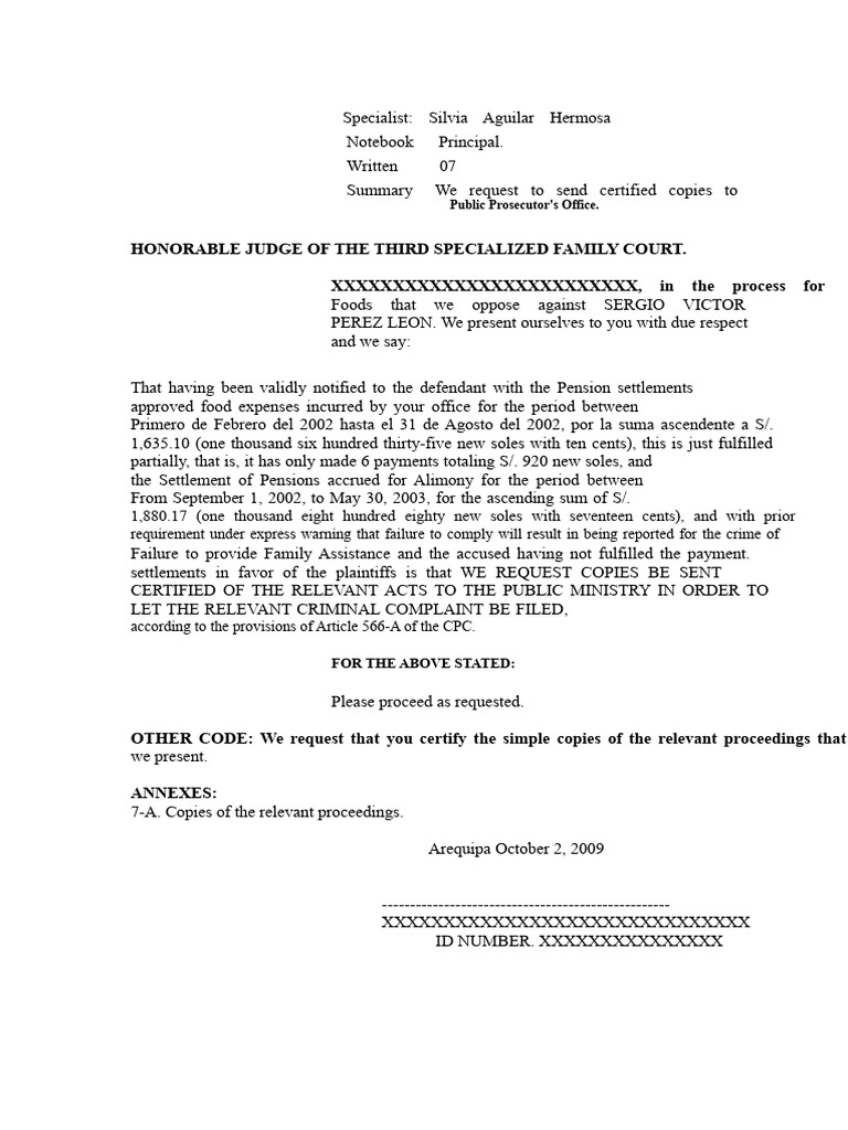 I REQUEST TO SEND CERTIFIED COPIES | PDF