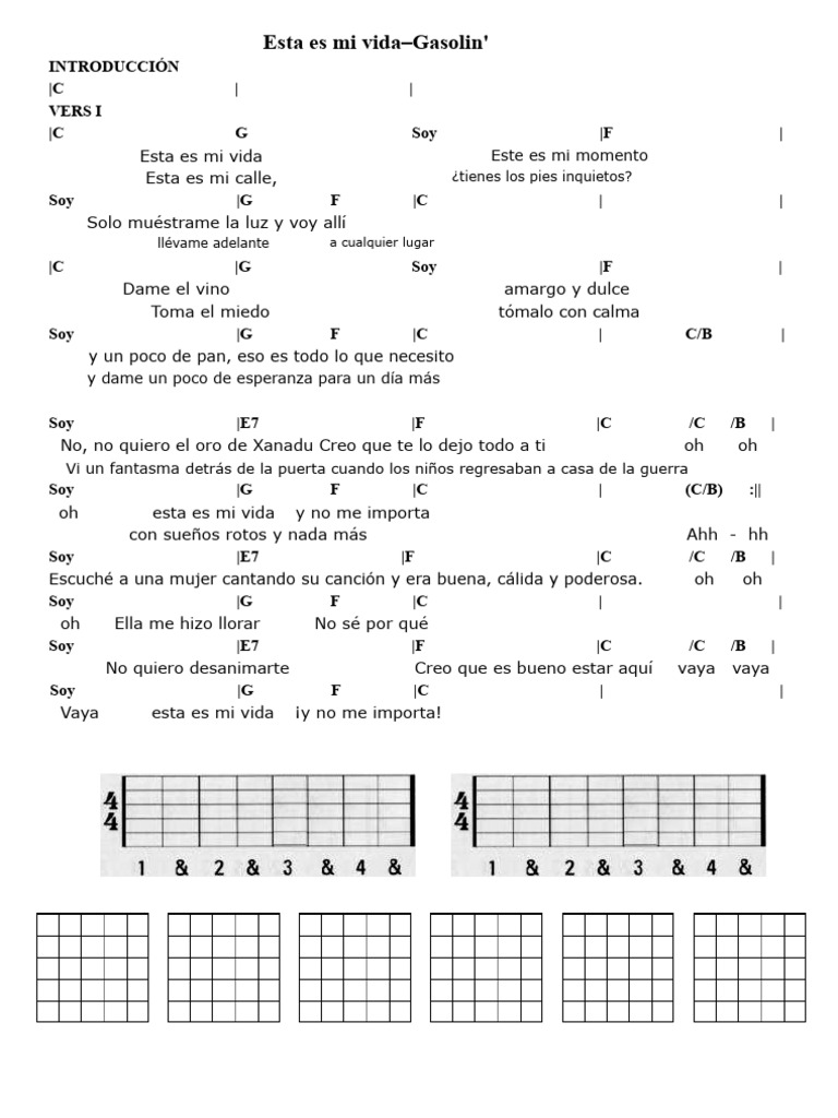 Gasolin - Esta Es Mi Vida | PDF
