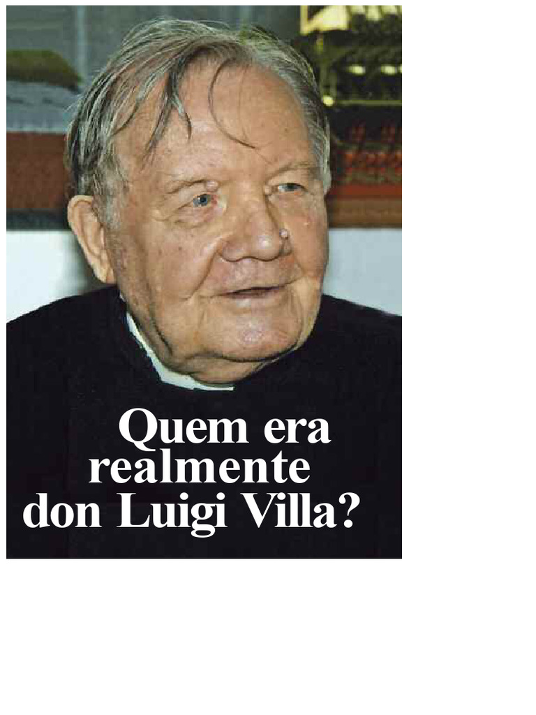 Don Luigi Villa: Vida e Legado Sacerdotal | PDF | Papa Pio XII | Papa