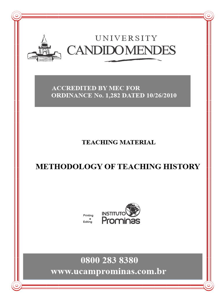 Teaching Methodology in History | PDF