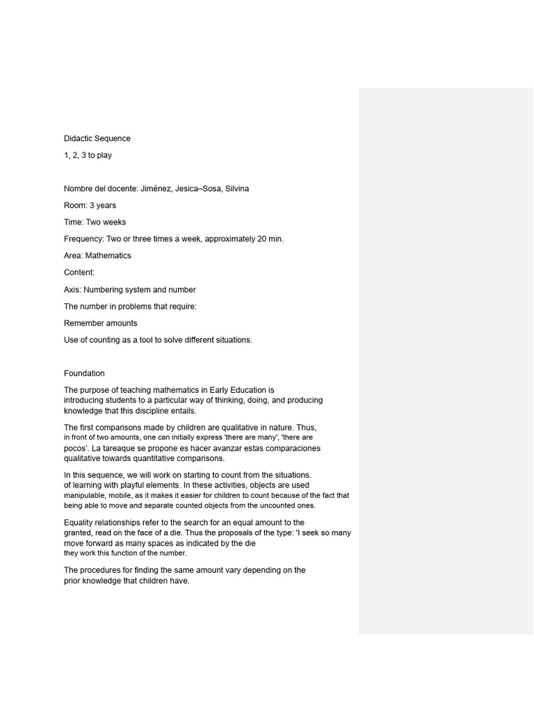 Math sequence for initial level | PDF | Knowledge | Mathematics