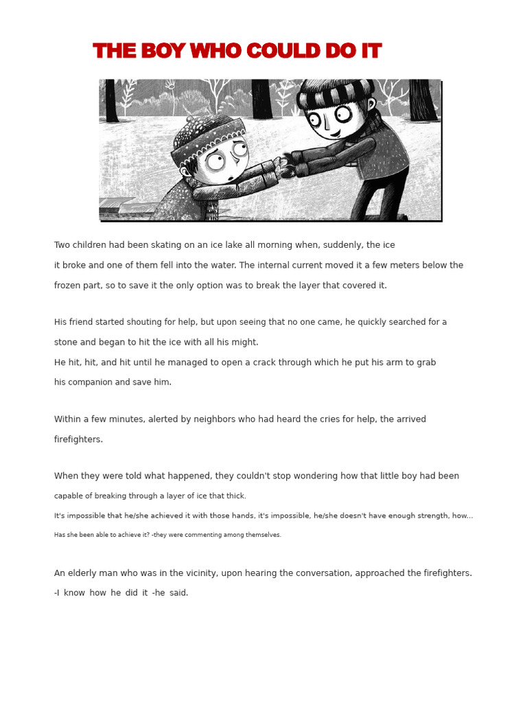 The Boy Who Could Do It | PDF