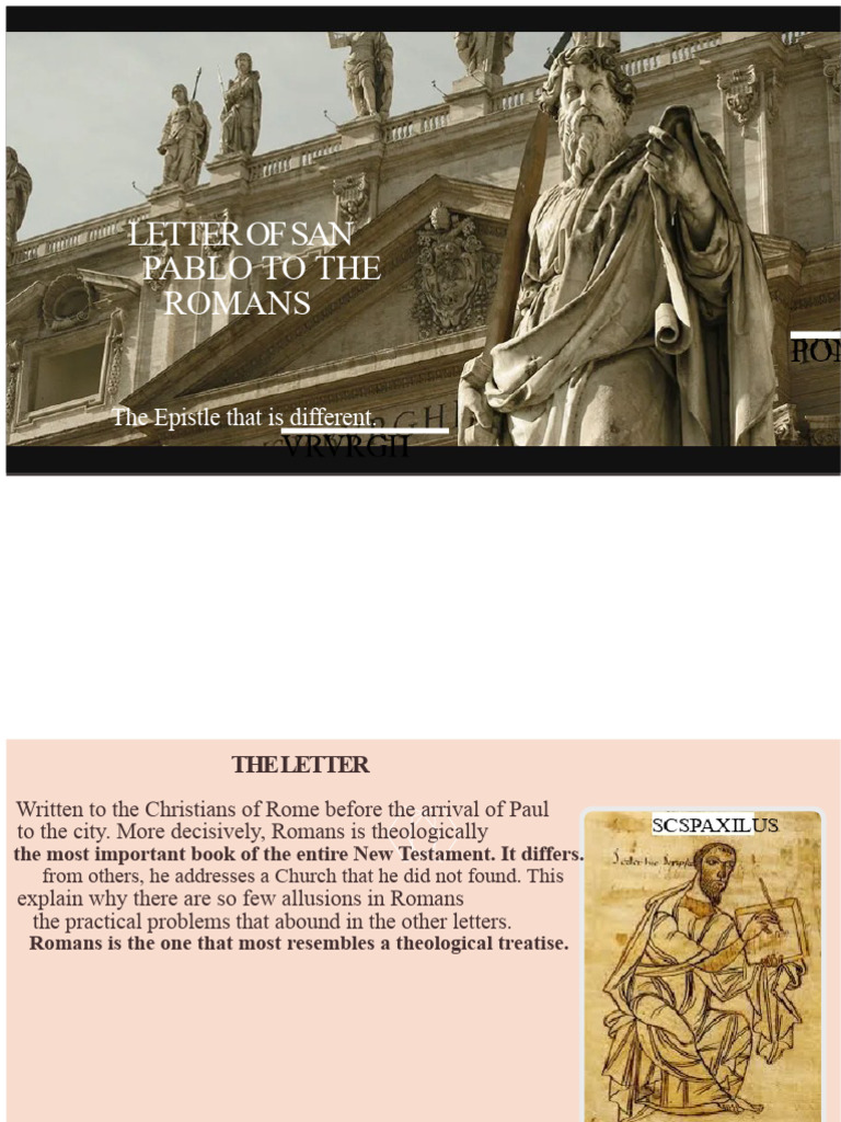 Understanding Paul's Letter to Romans | PDF | Epistle To The Romans ...