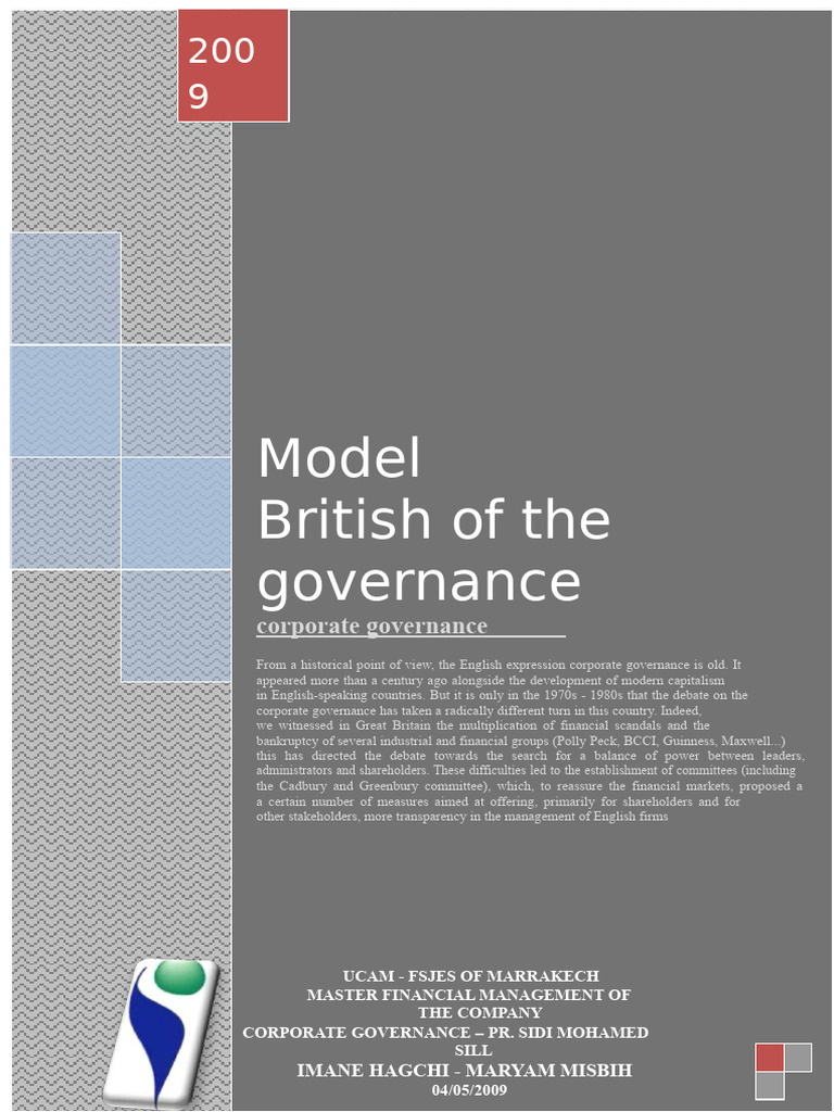 British Corporate Governance Overview | PDF | Corporate Governance ...