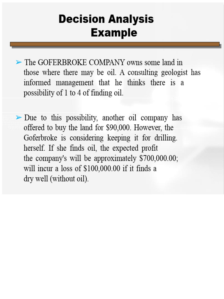 Bayes' theorem for decision making | PDF | Reflection Seismology ...