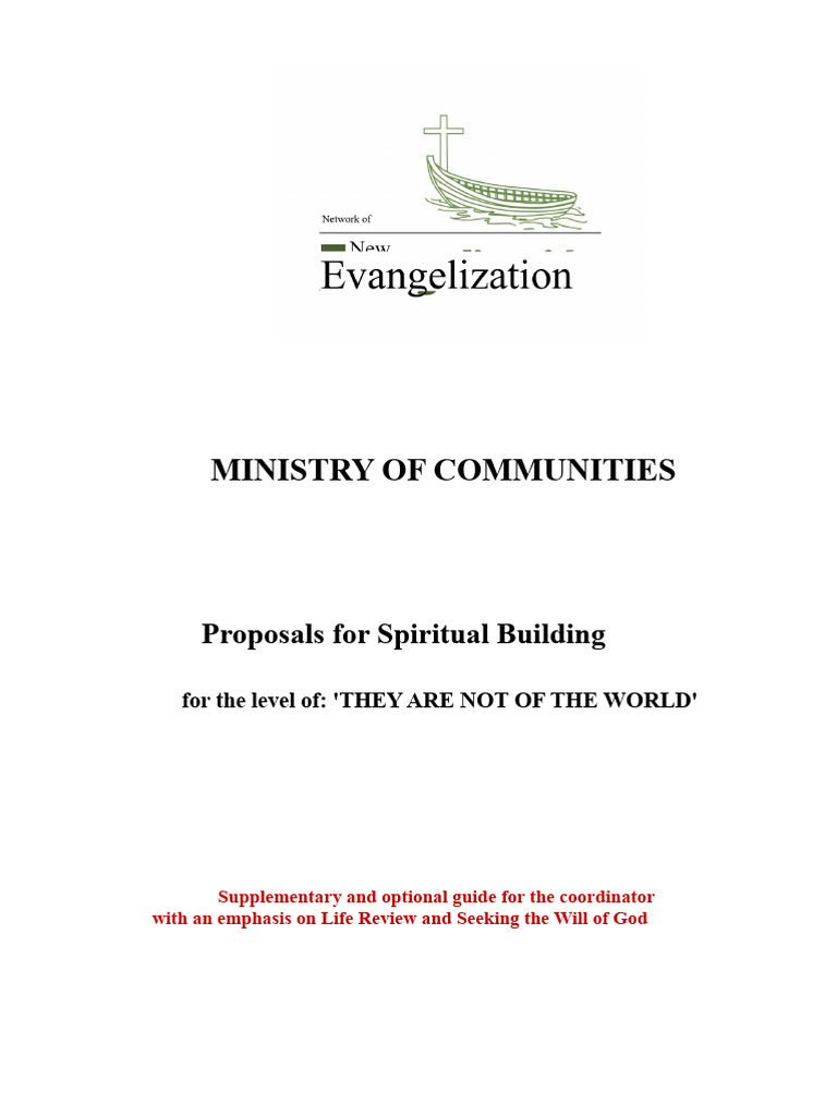 6_building_not_of_the_world_coordinator | PDF | Catholic Social ...