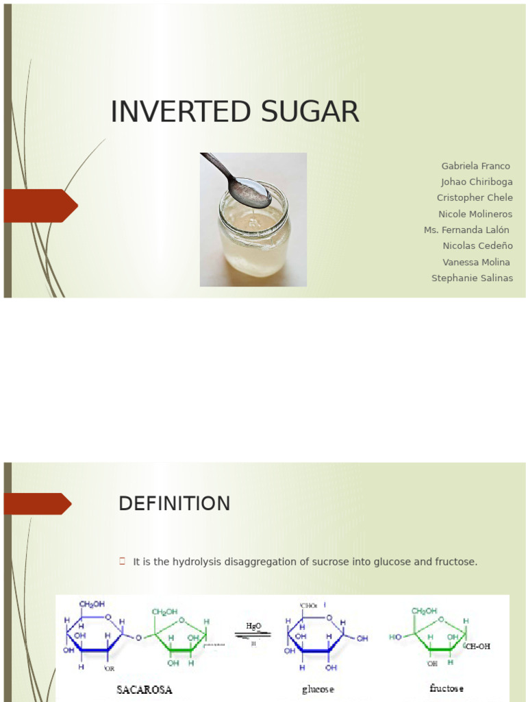 Inverted Sugar Technology | PDF