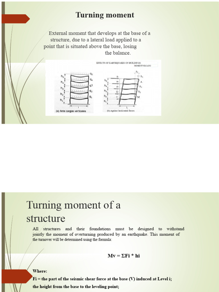 Moment of Inversion of a Structure | PDF