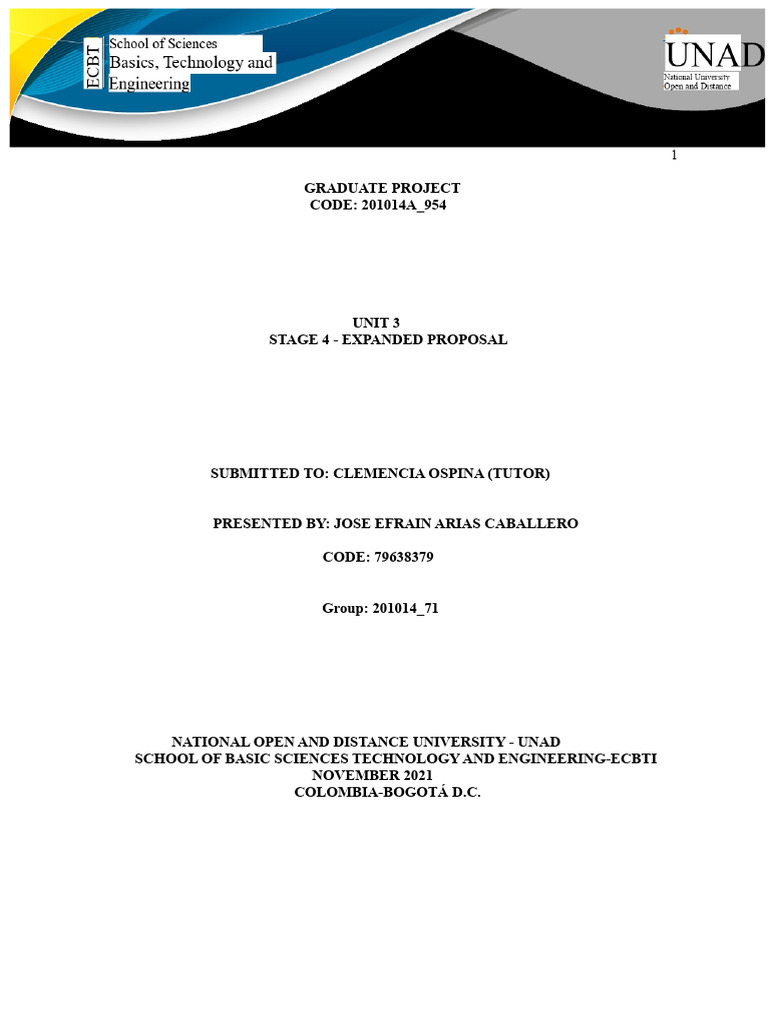 Unit 3-Phase 4-Expanded Proposal | PDF | Scientific Method | Methodology