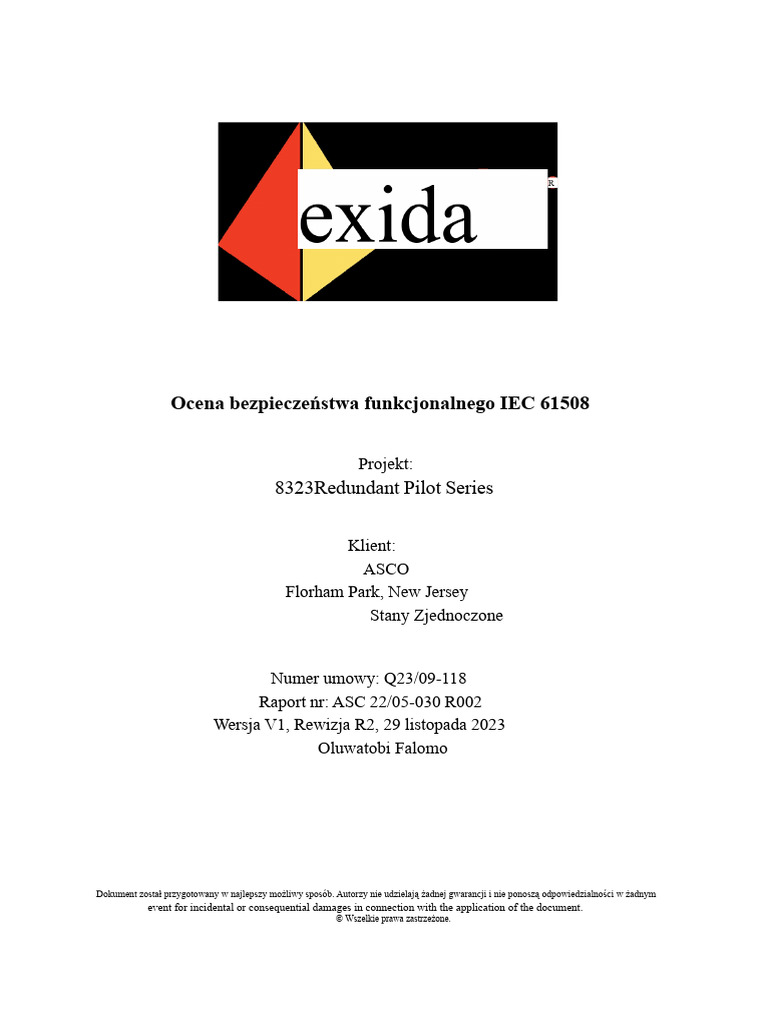 Ocena IEC 61508 | PDF