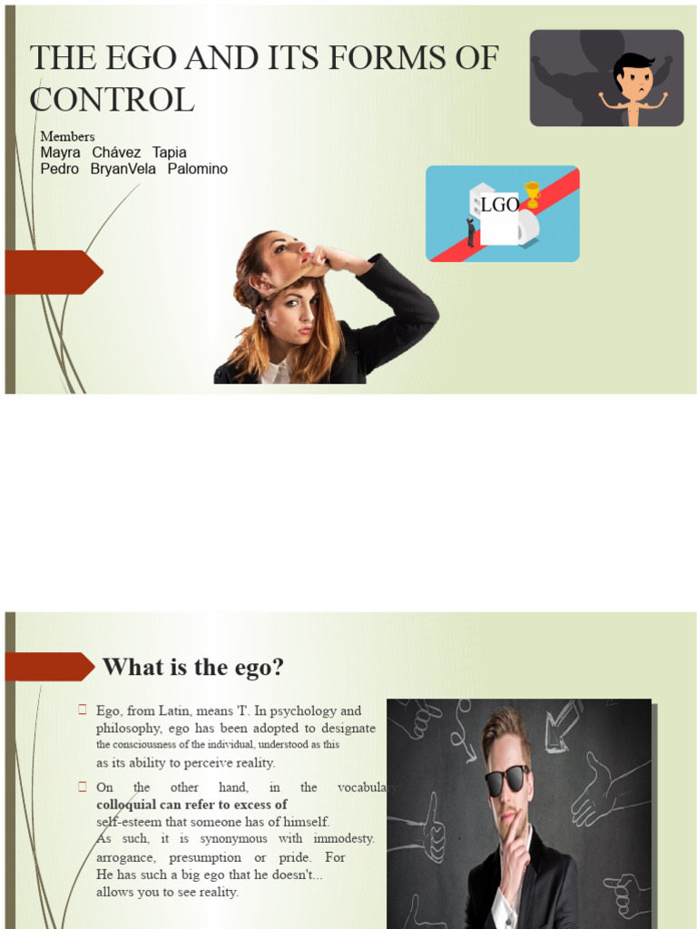 The Ego and Its Forms of Control | PDF | Psychology | Psychological ...