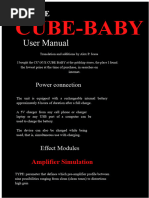 CUBE-BABY Effect Pedal User Manual | PDF | Radio | Electromagnetic ...