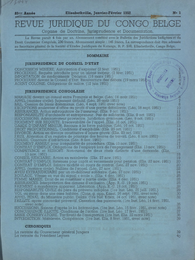 RJCB 1952 | PDF