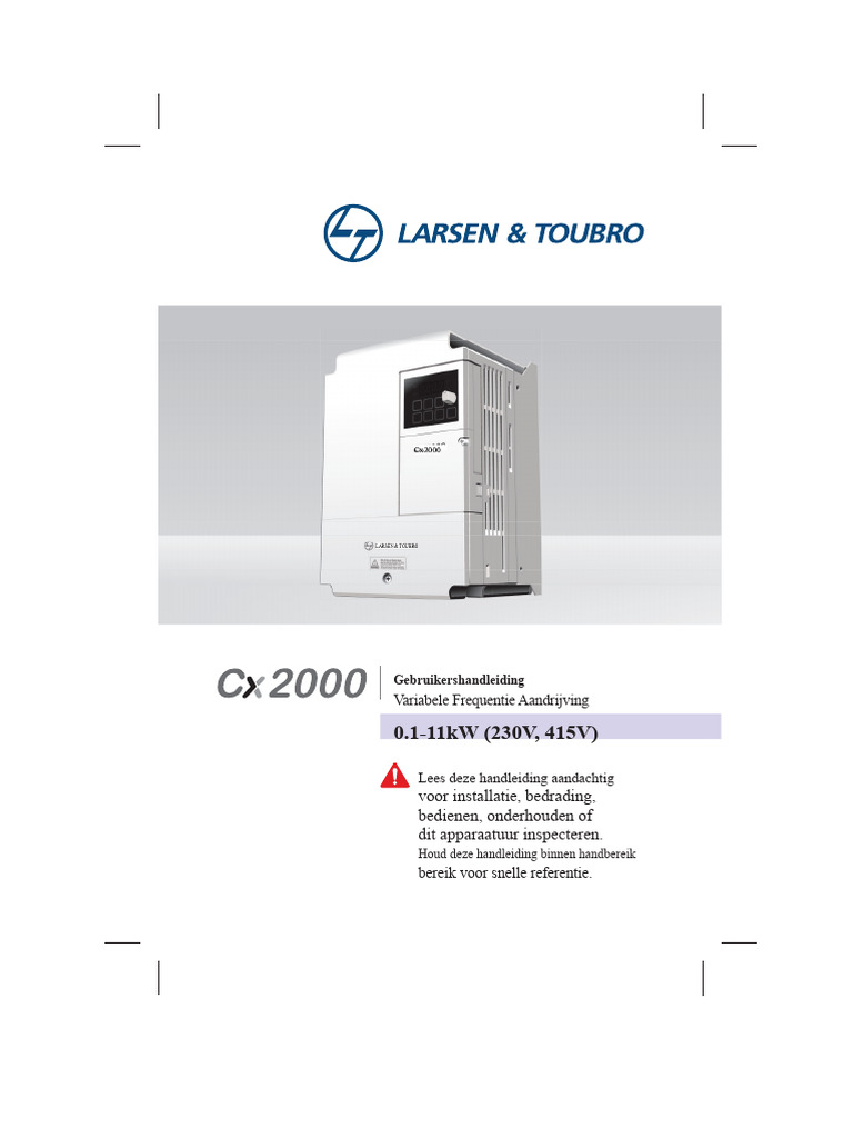 VFD Cx2000 Handleiding | PDF