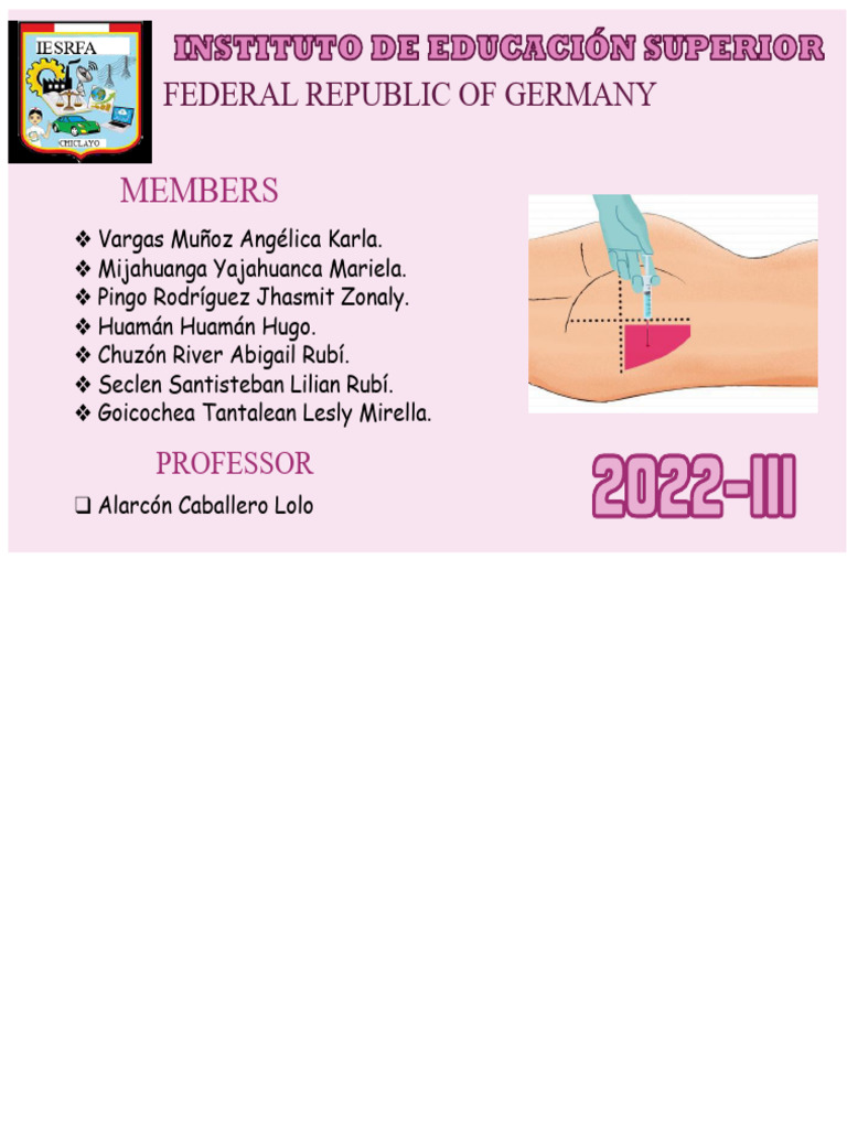Intramuscular Injection Guidelines | PDF | Injection (Medicine) | Medicine