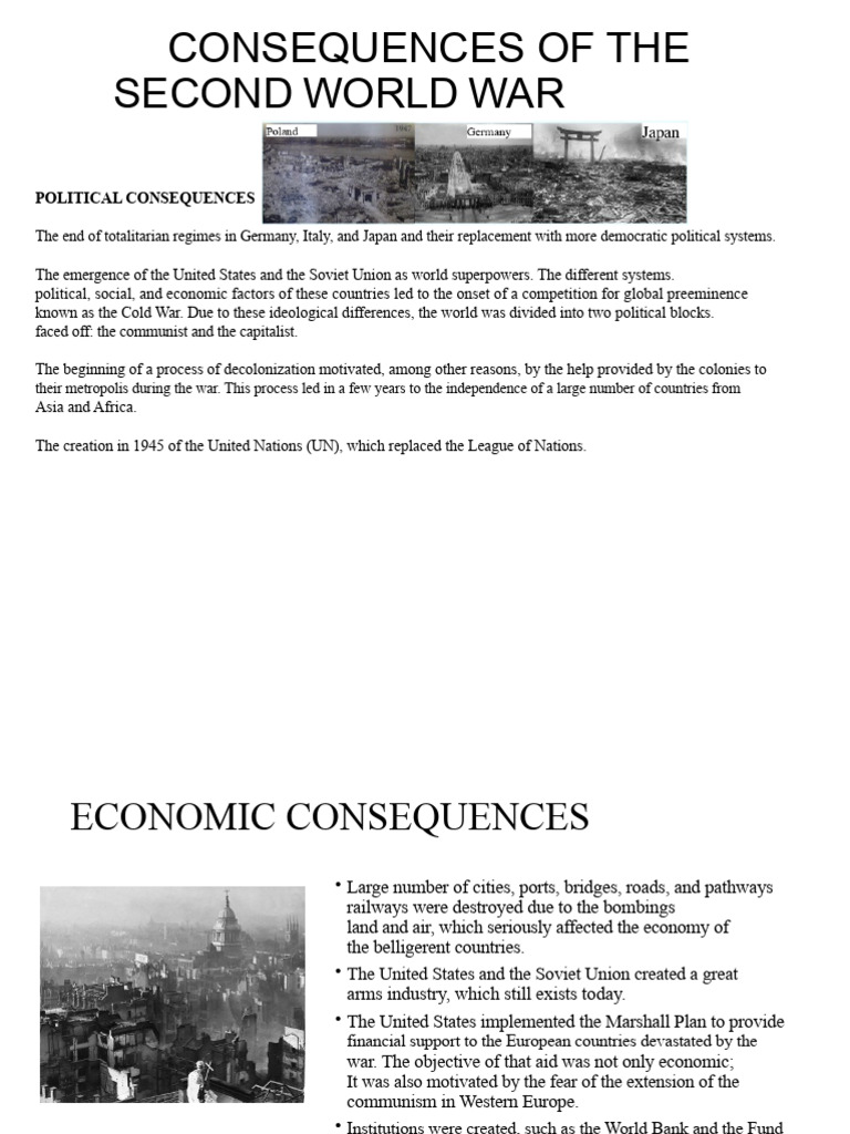 Consequences of World War II | PDF | World War II | Cold War