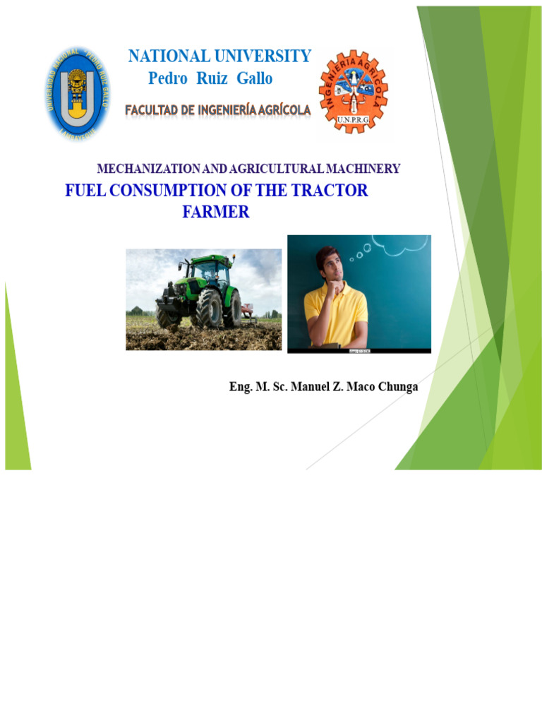 Fuel Consumption of Agricultural Tractors | PDF | Fuel Economy In ...